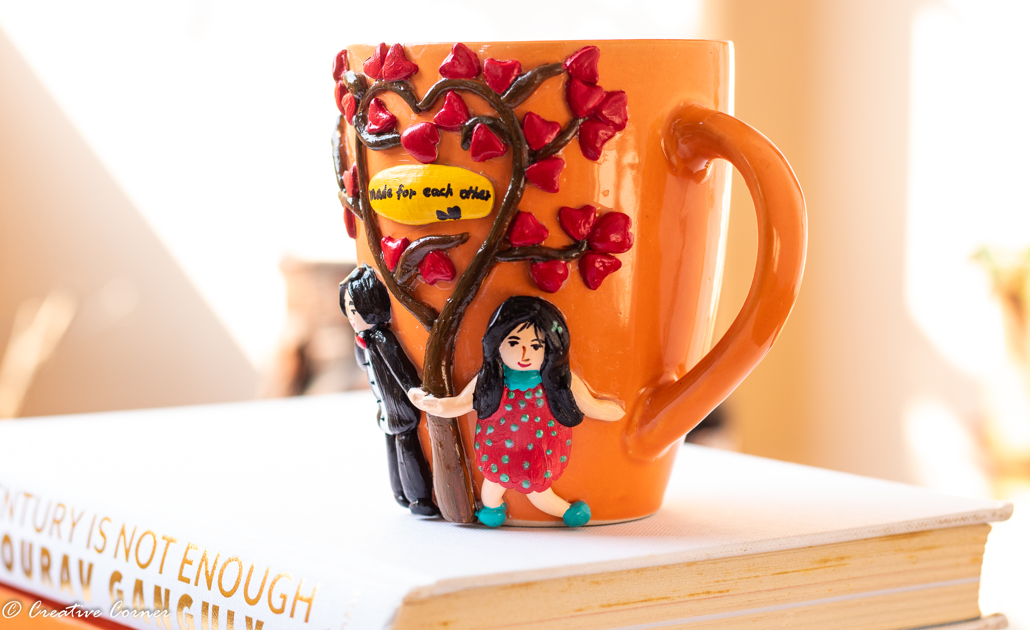 Creative Corner Couple Themed Coffee Mug | HITCHKI